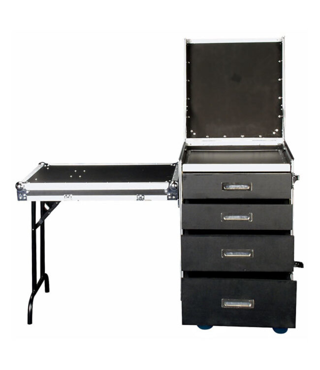 Showgear Drawercase 12HE + work surface - Dutch DJ Equipment