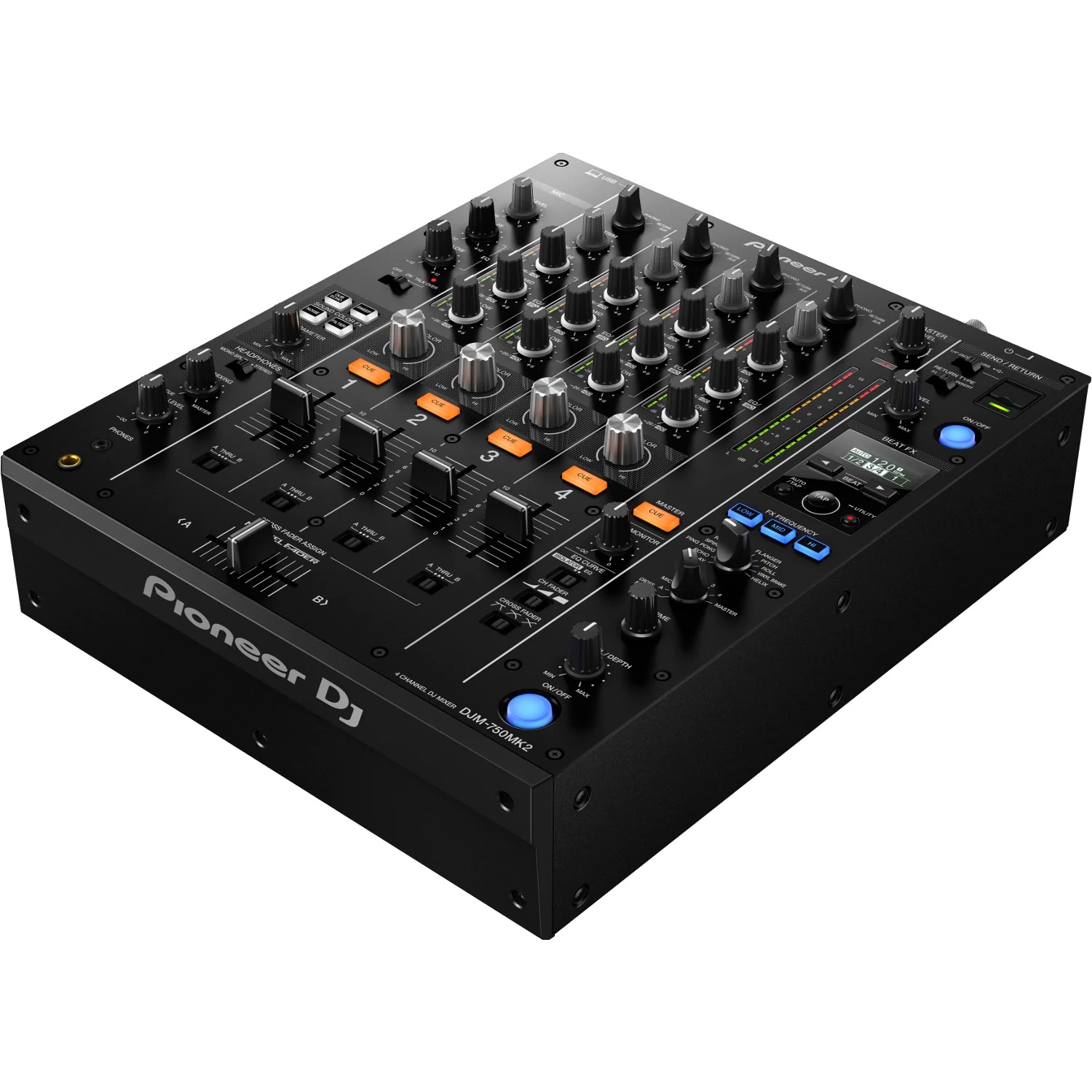 Pioneer DJM750 Mk2 4 kanaals DVS DJ mixer - Dutch DJ Equipment