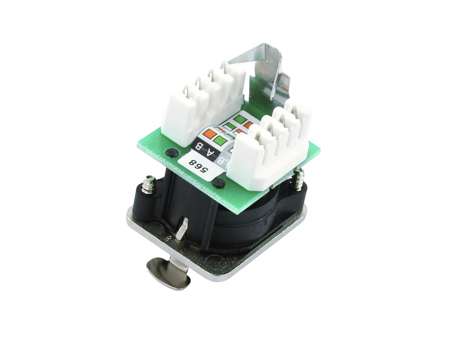 NEUTRIK CAT-5 ethernet inbouw connector NE8FDV-YK - Dutch DJ Equipment