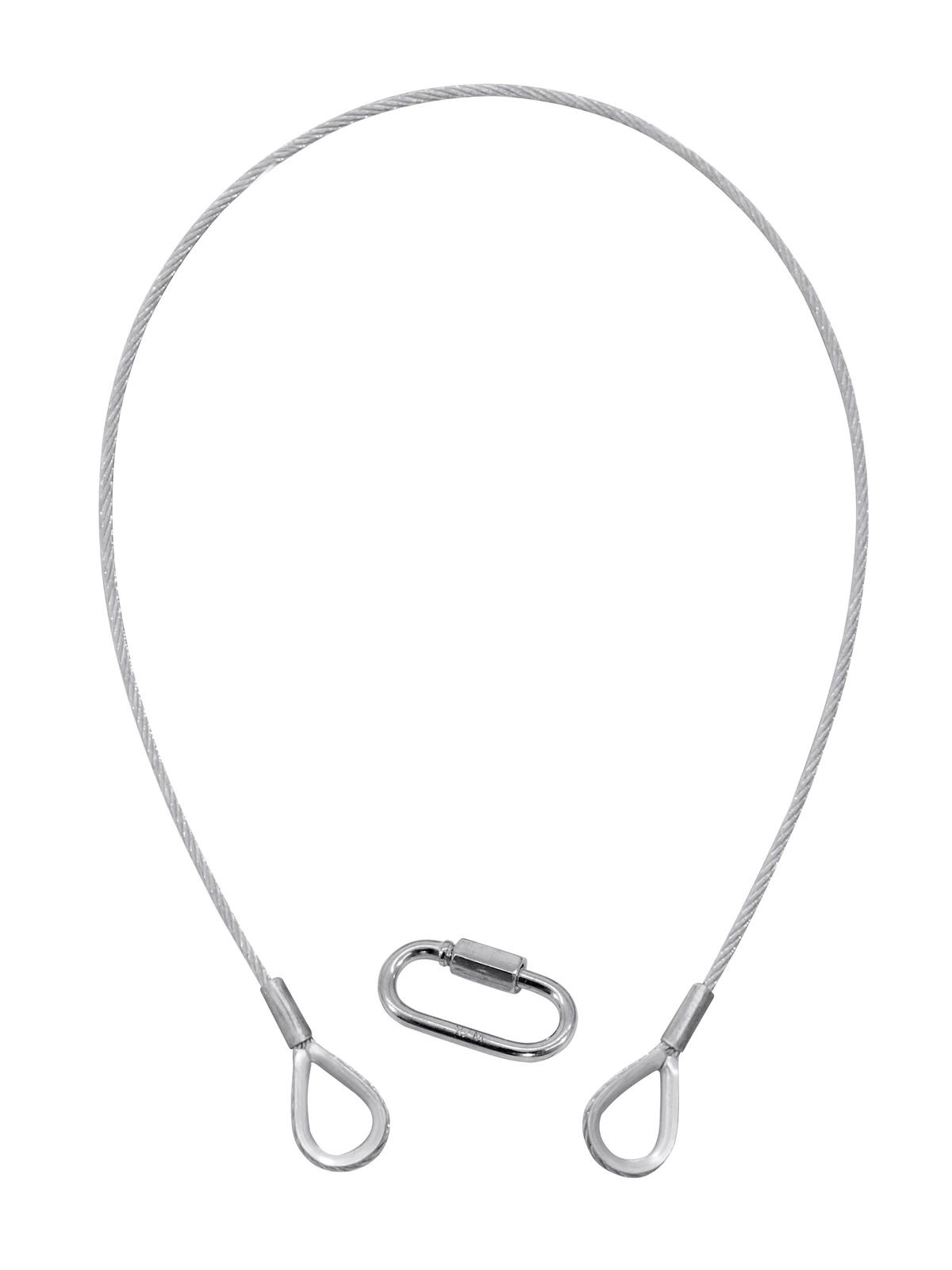 EUROLITE Safety Bond A 3x600mm up to 5kg, silver - Dutch DJ Equipment