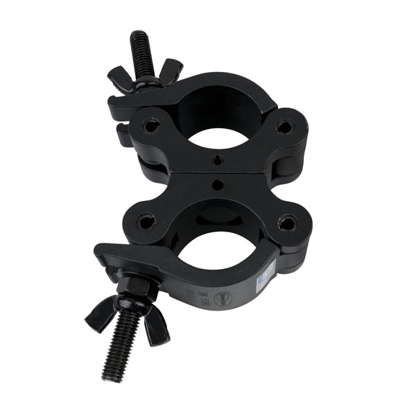 Showtec Swivel Coupler 500kg Zwart, voor 50 mm buis - Dutch DJ Equipment