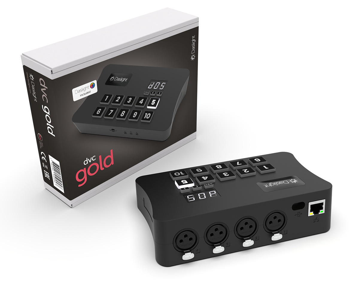 Daslight 5 Gold dmx interface - Dutch DJ Equipment
