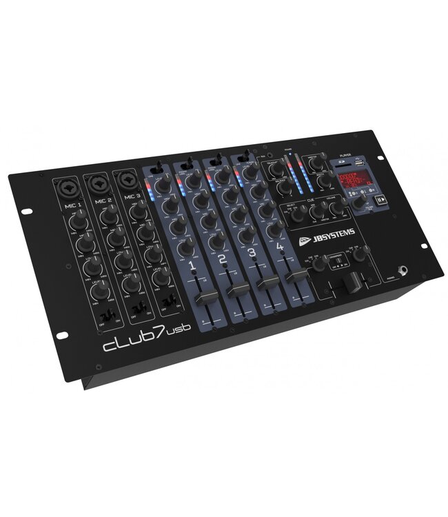 JB Systems CLUB7-USB DJ mixer - Dutch DJ Equipment