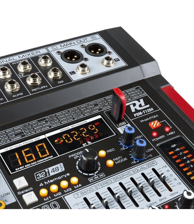 Power Dynamics PDM-T1204 studio mixer - Dutch DJ Equipment