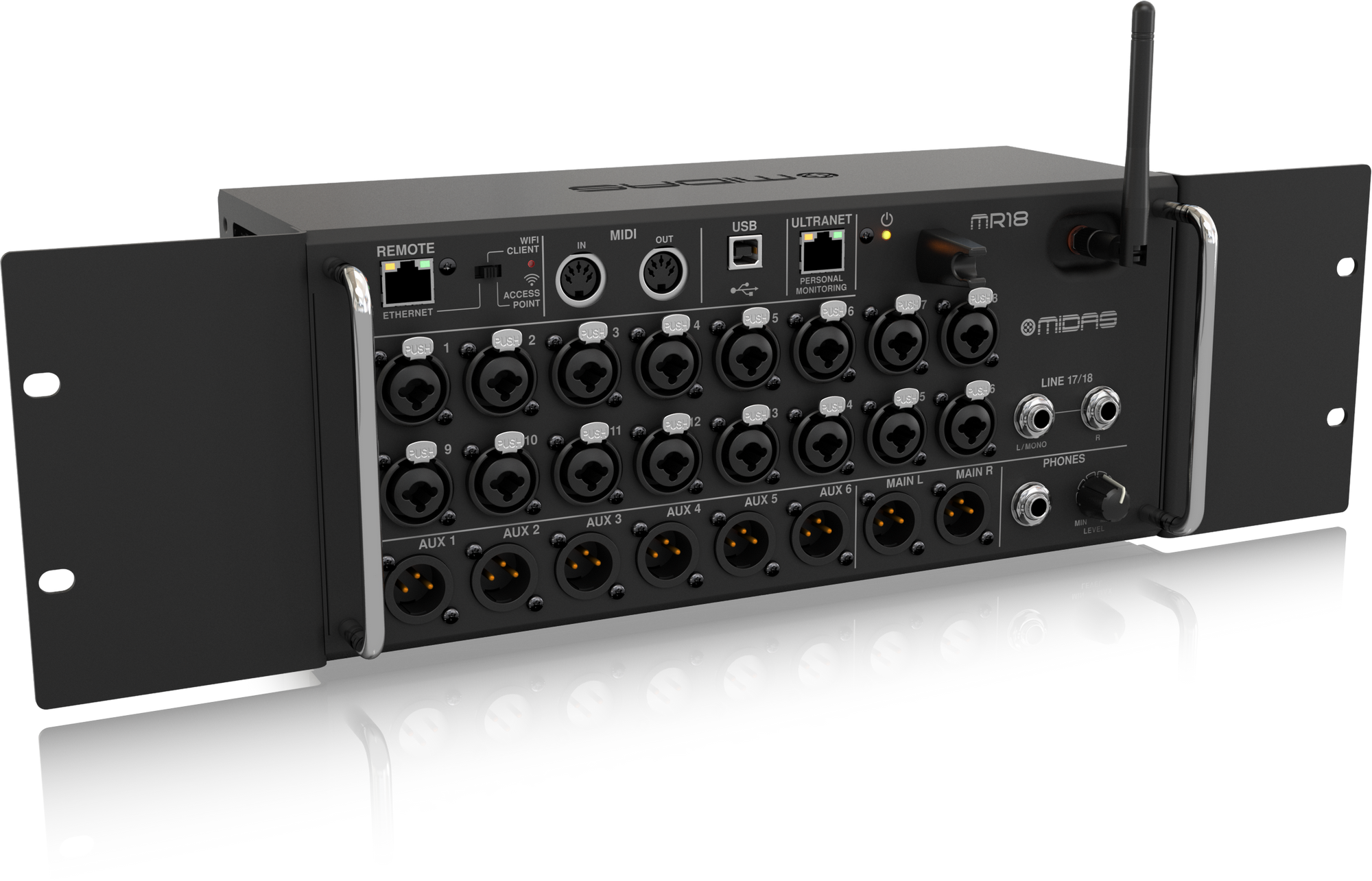 Midas MR18 digitale rack mixer - Dutch DJ Equipment