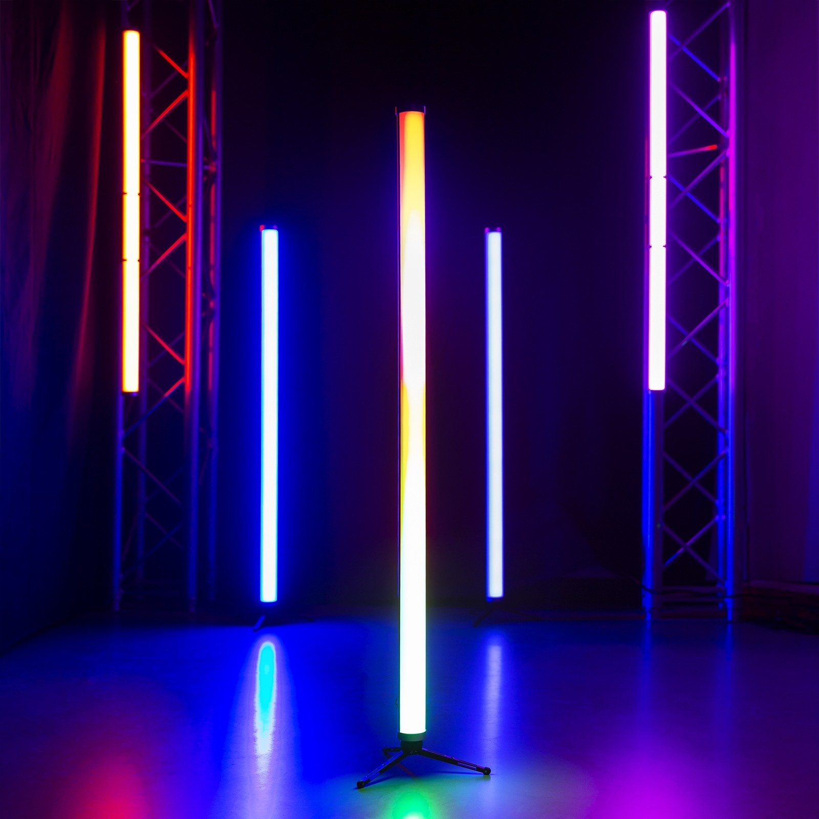 Beamz Kratos LED Tube Set RGBW - Dutch DJ Equipment