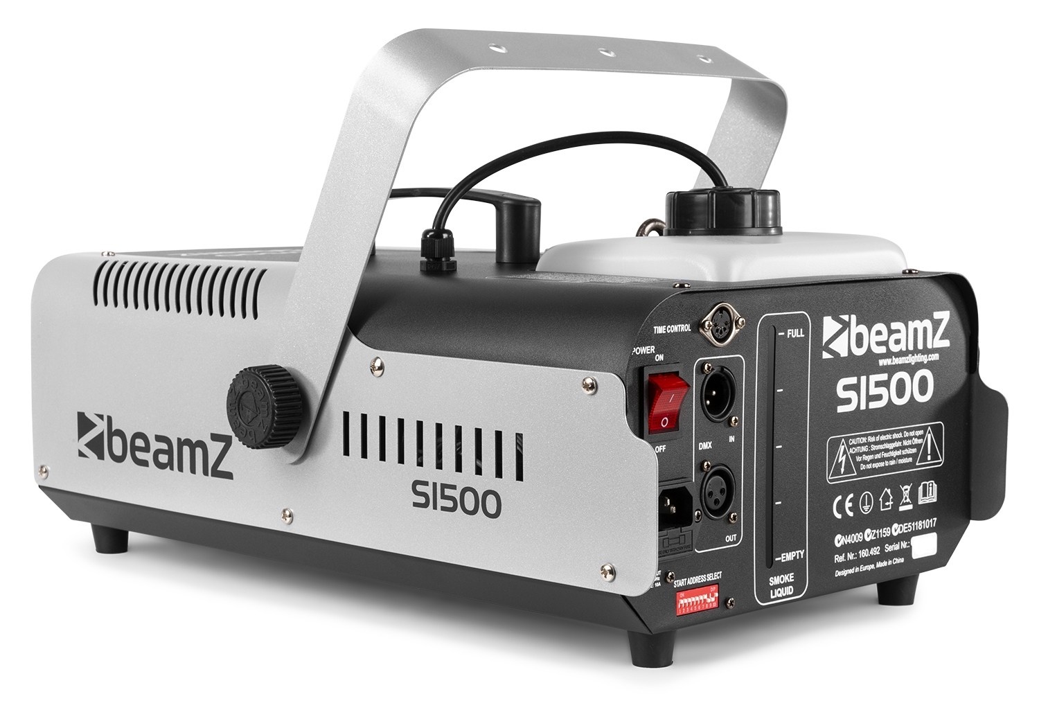 Beamz S1500 rookmachine DMX - Dutch DJ Equipment