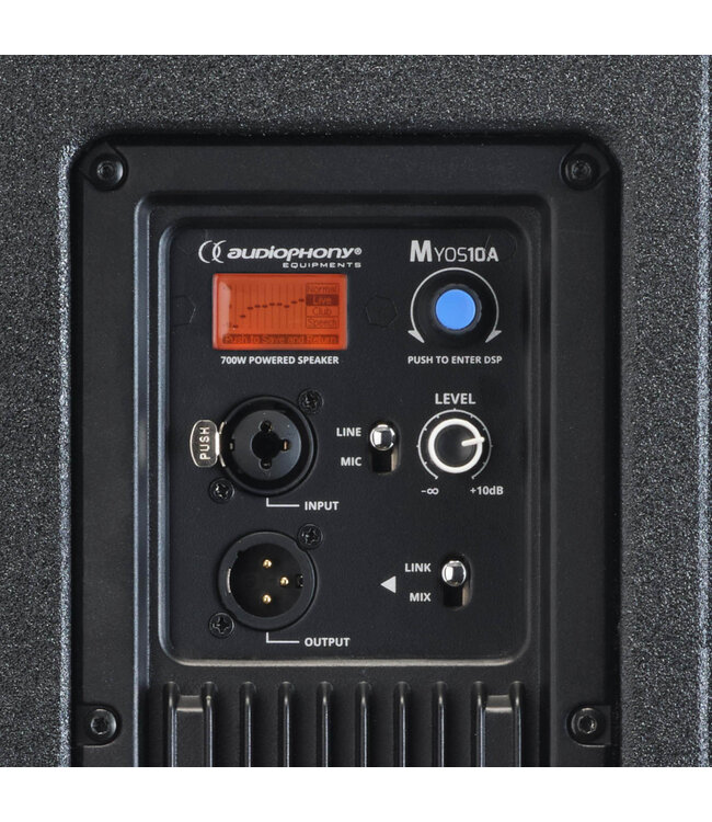 AUDIOPHONY Myos 10A actieve speaker - Dutch DJ Equipment