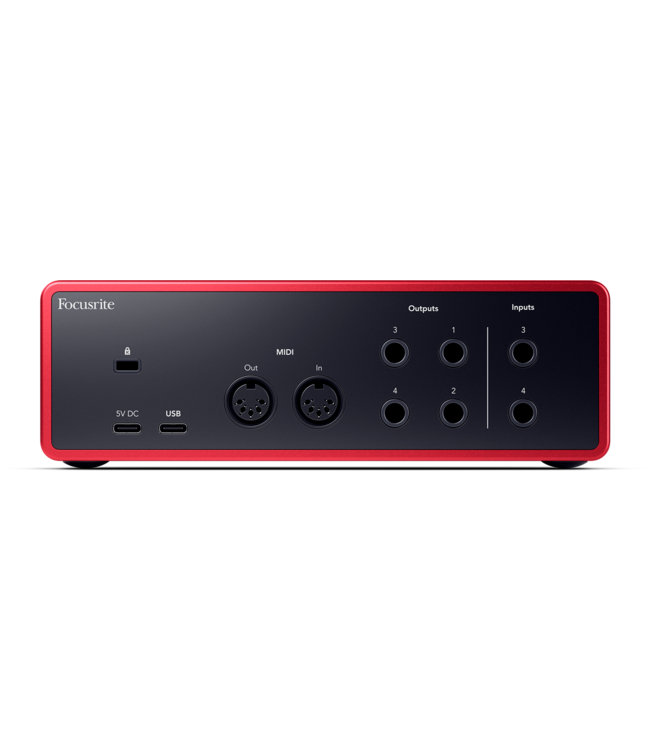 Focusrite Scarlett 4i4 audio interface - Dutch DJ Equipment