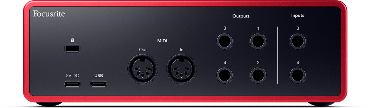 Focusrite Scarlett 4i4 audio interface - Dutch DJ Equipment