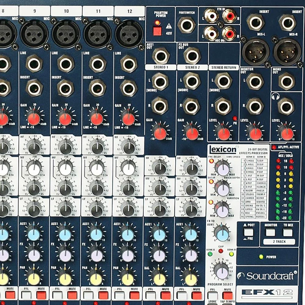 Soundcraft EFX 12 analoge mixer - Dutch DJ Equipment