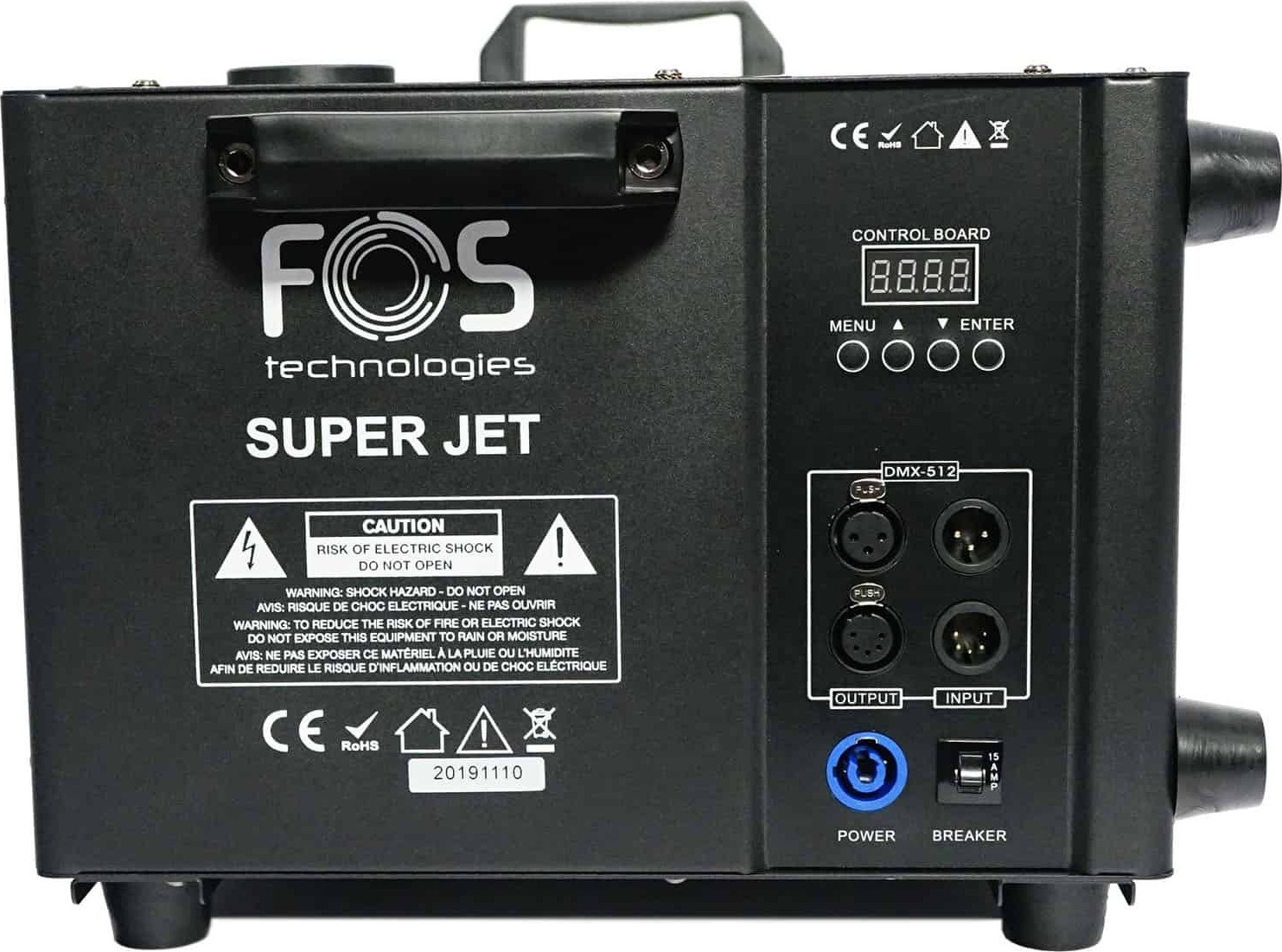 FOS Super JET verticale / horizontale rookmachine - Dutch DJ Equipment