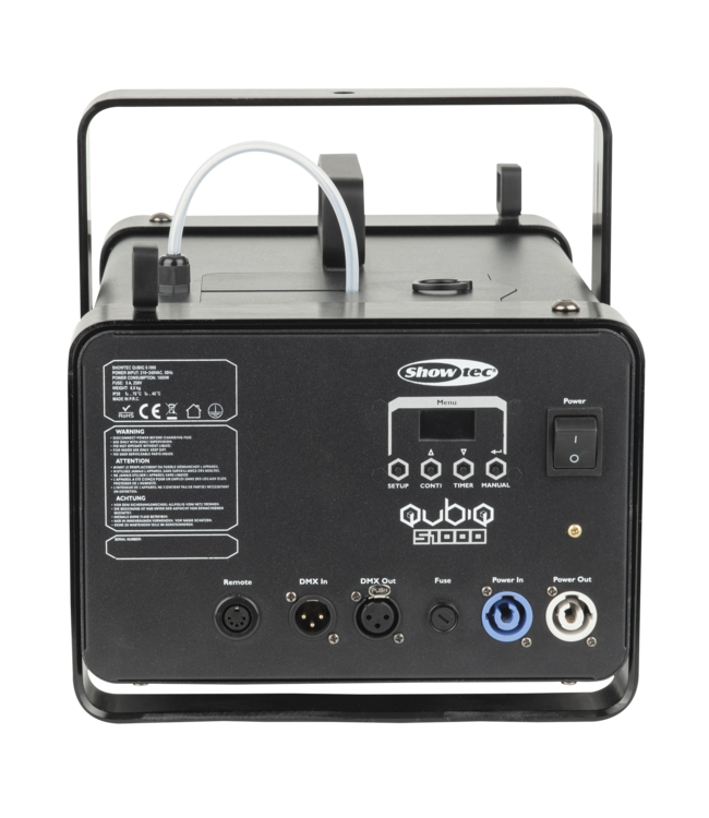 Showtec QubiQ S1000 Rookmachine - Dutch DJ Equipment