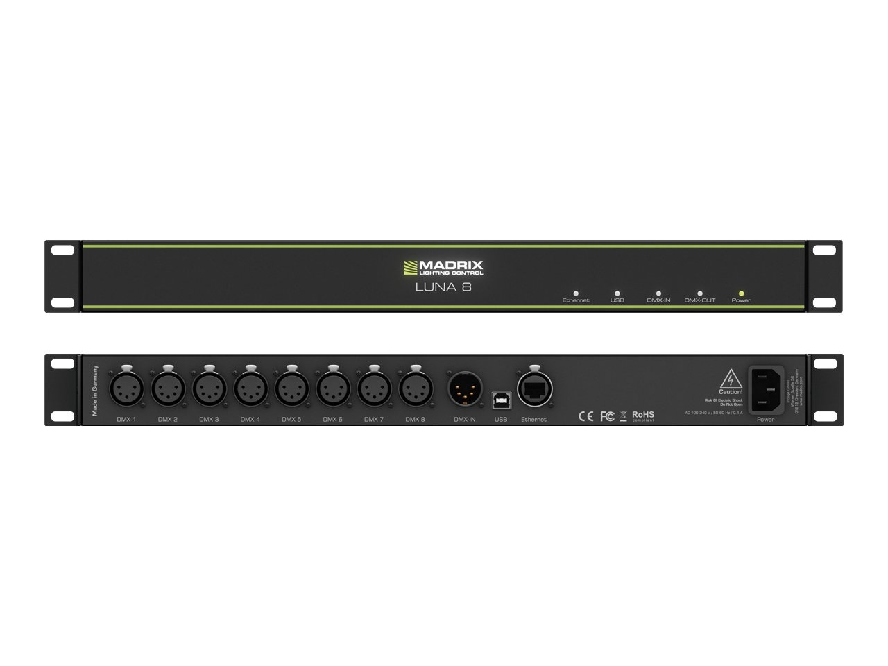 MADRIX LUNA 8 Port USB / Art-Net Node - Dutch DJ Equipment