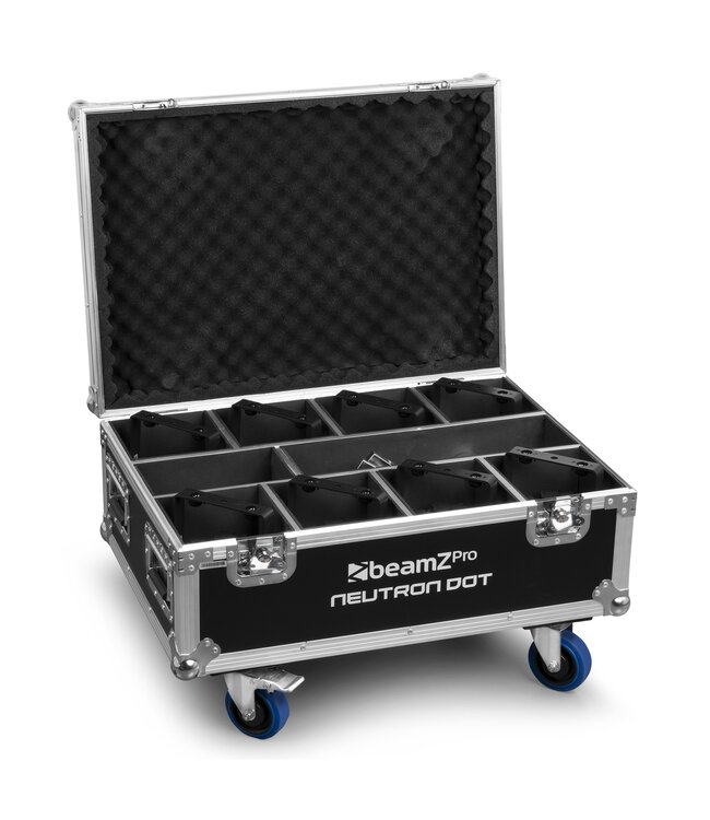Beamz FL-DOT Flightcase voor 8 stuks Neutron dot - Dutch DJ Equipment