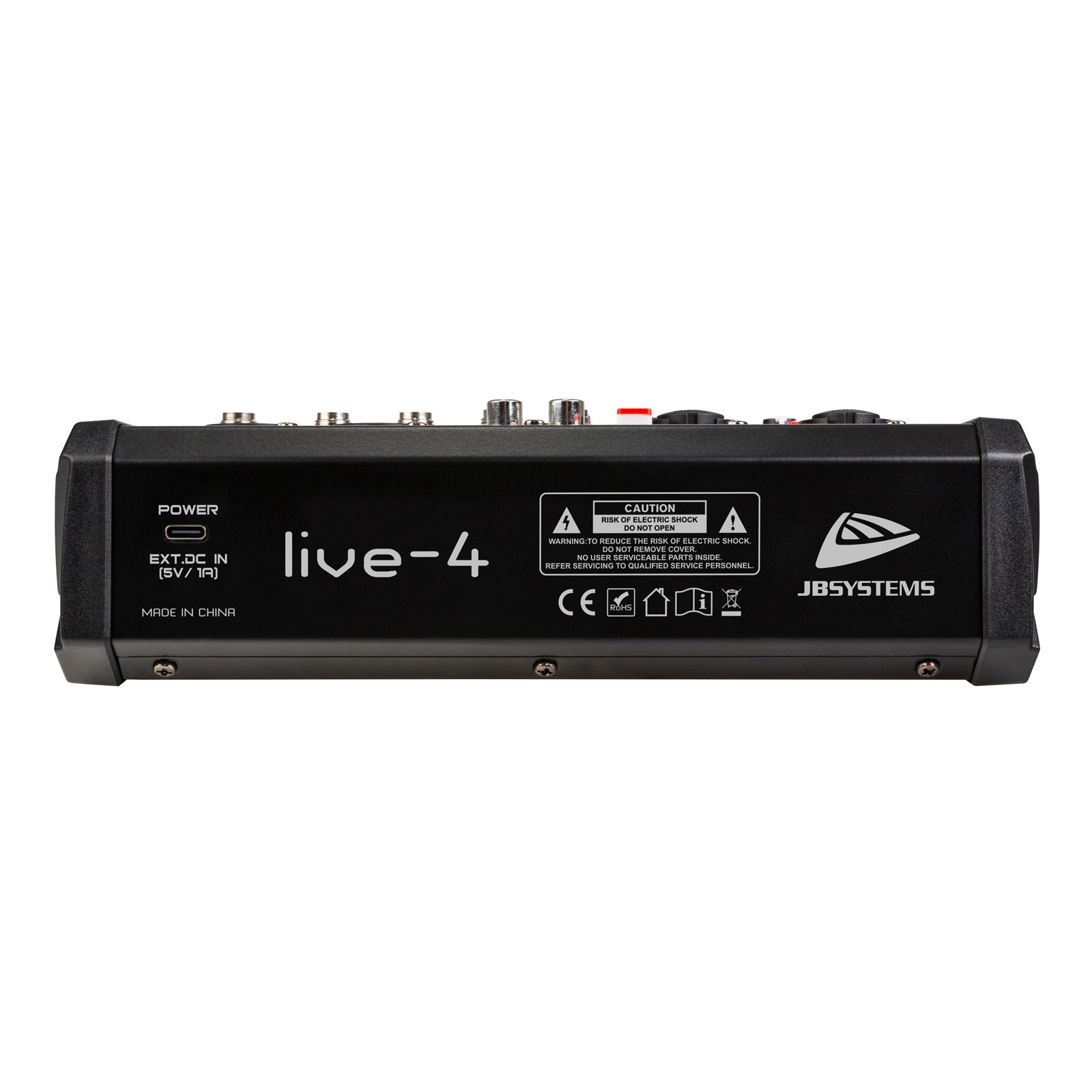 JB systems LIVE-4 pa mixer - Dutch DJ Equipment