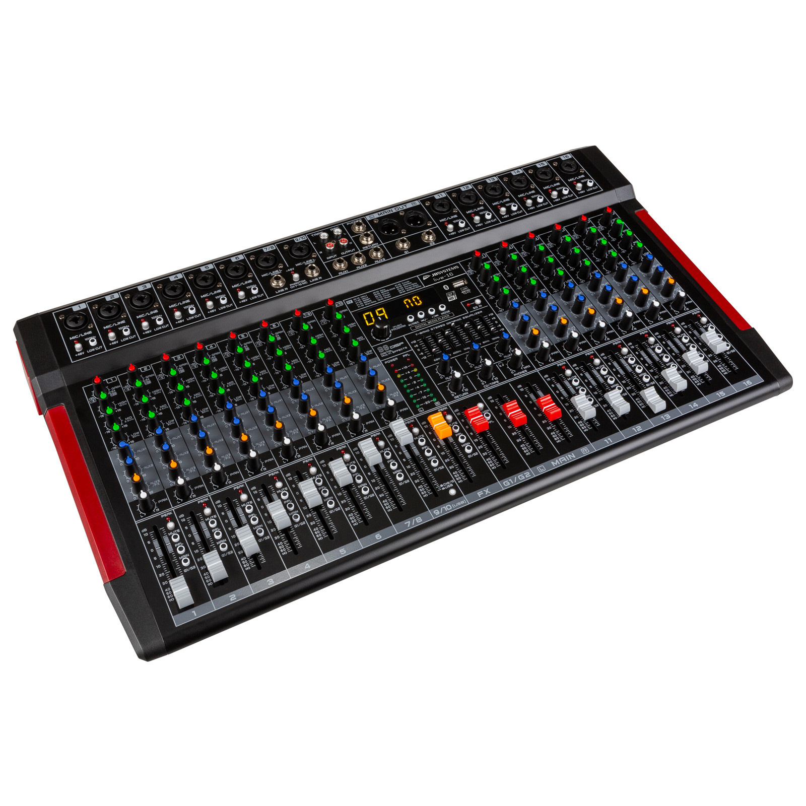 JB systems LIVE-16 PA mixer - Dutch DJ Equipment