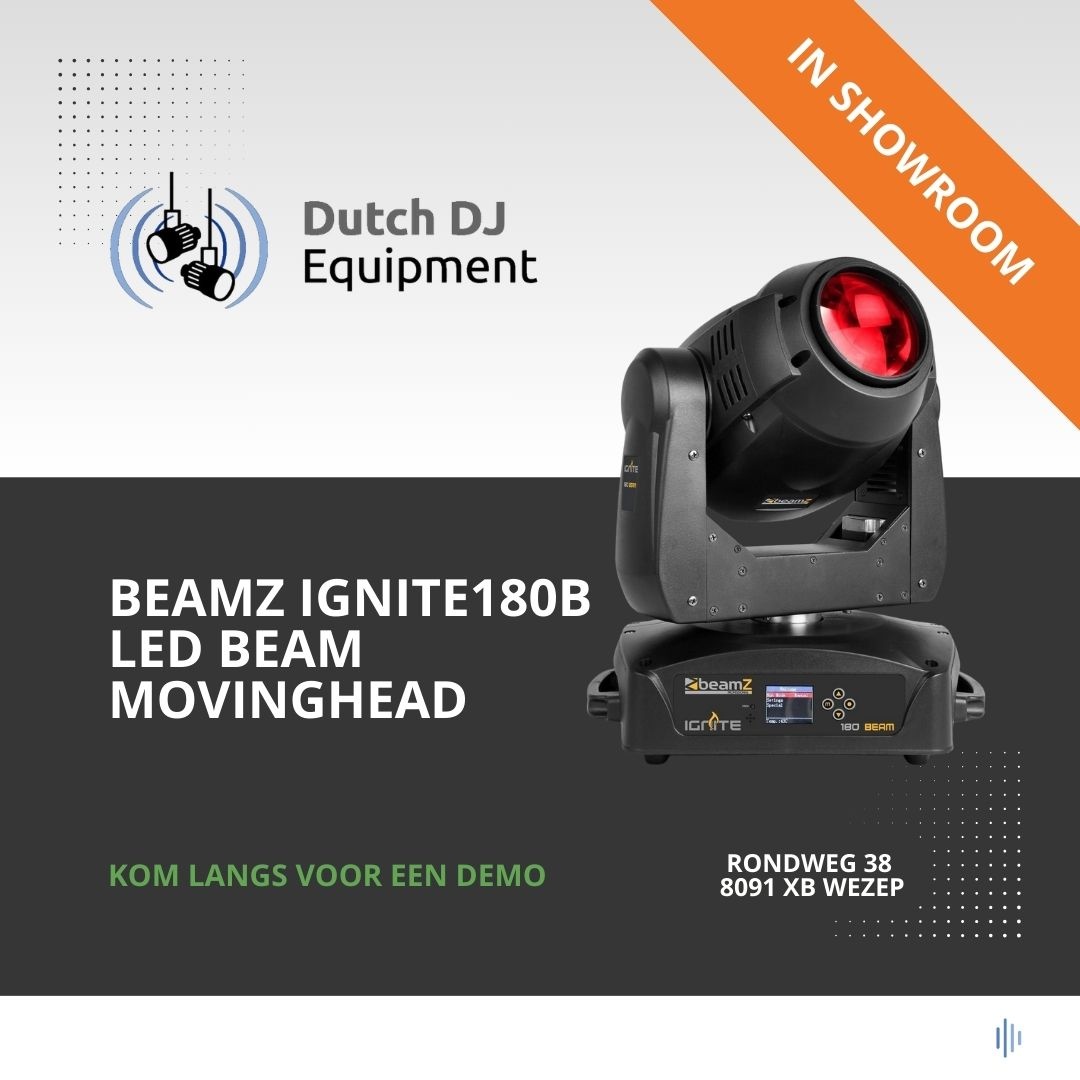 BeamZ IGNITE180B LED Movinghead 180W Beam - Dutch DJ Equipment