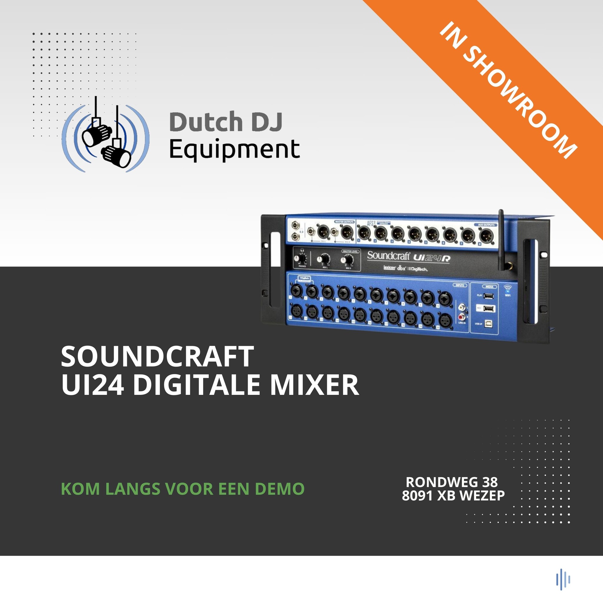 Soundcraft Soundcraft Ui24R digitale mixer - Dutch DJ Equipment