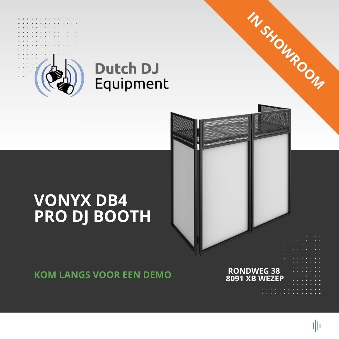 Vonyx DB4 Pro opvouwbare DJ Booth - Dutch DJ Equipment