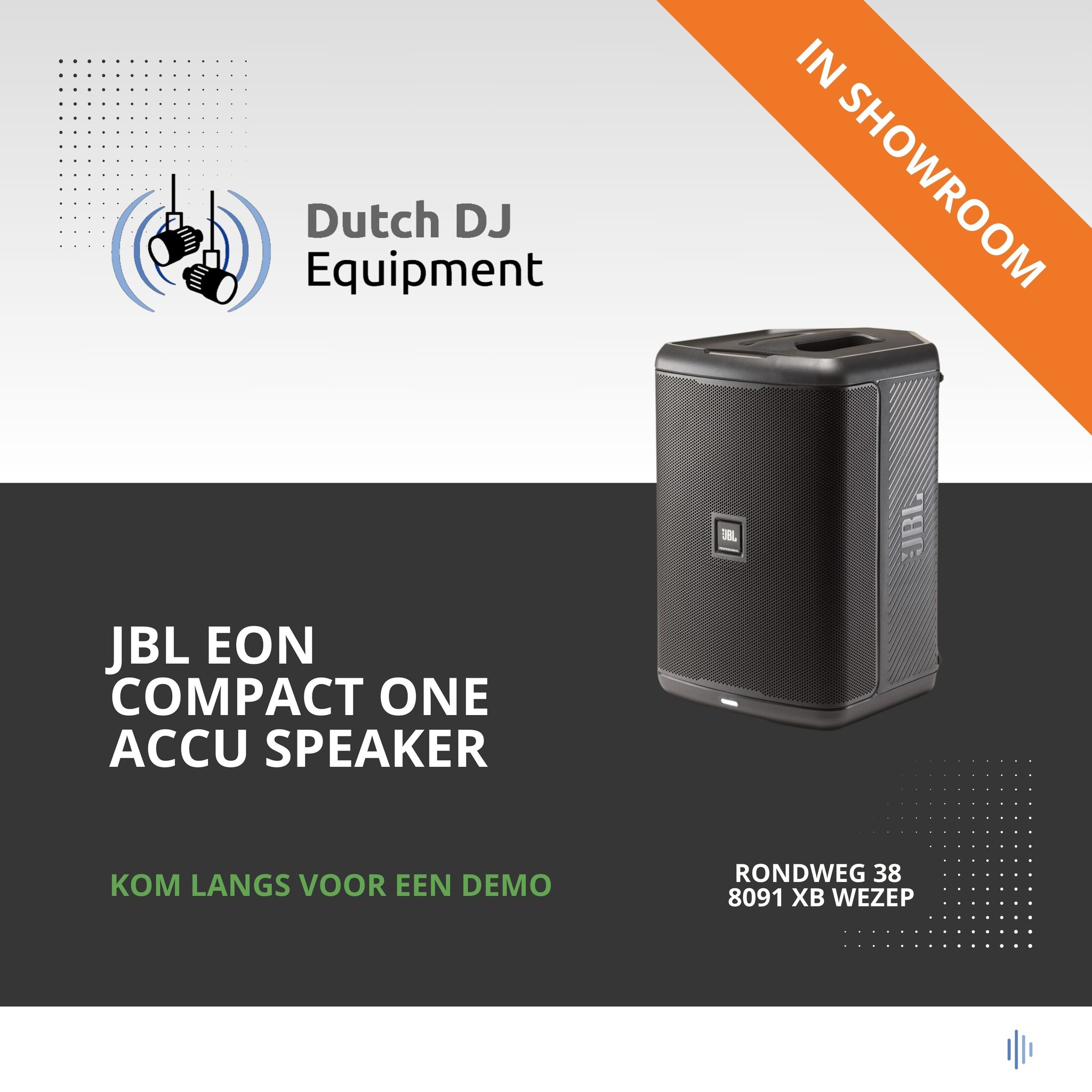 JBL EON One Compact Accu Speaker: Draagbare PA-Speaker - Dutch DJ Equipment