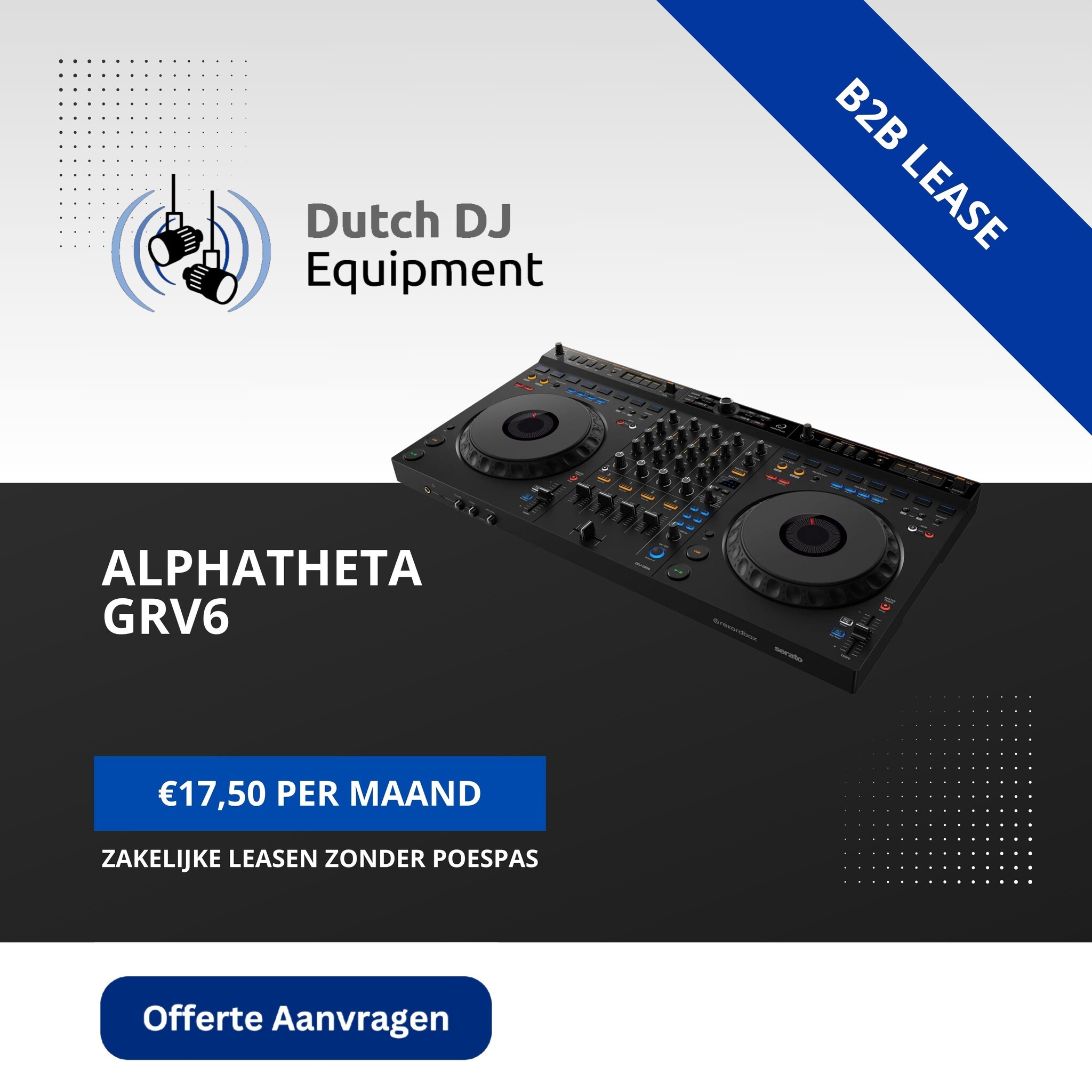 AlphaTheta DDJ-GRV6 DJ controller - Dutch DJ Equipment