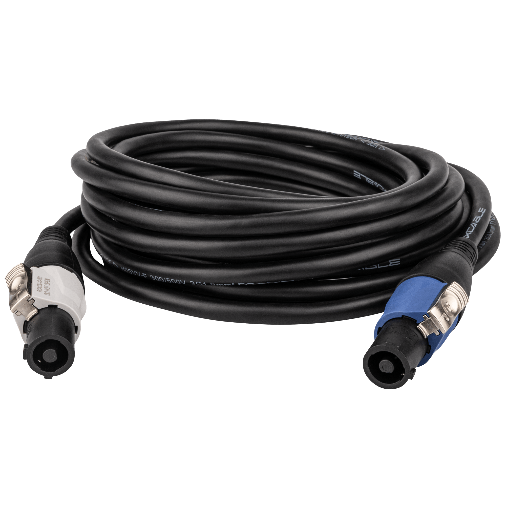 DAP Stroomkabel Powercon doorlus kabel 3 meter - Dutch DJ Equipment