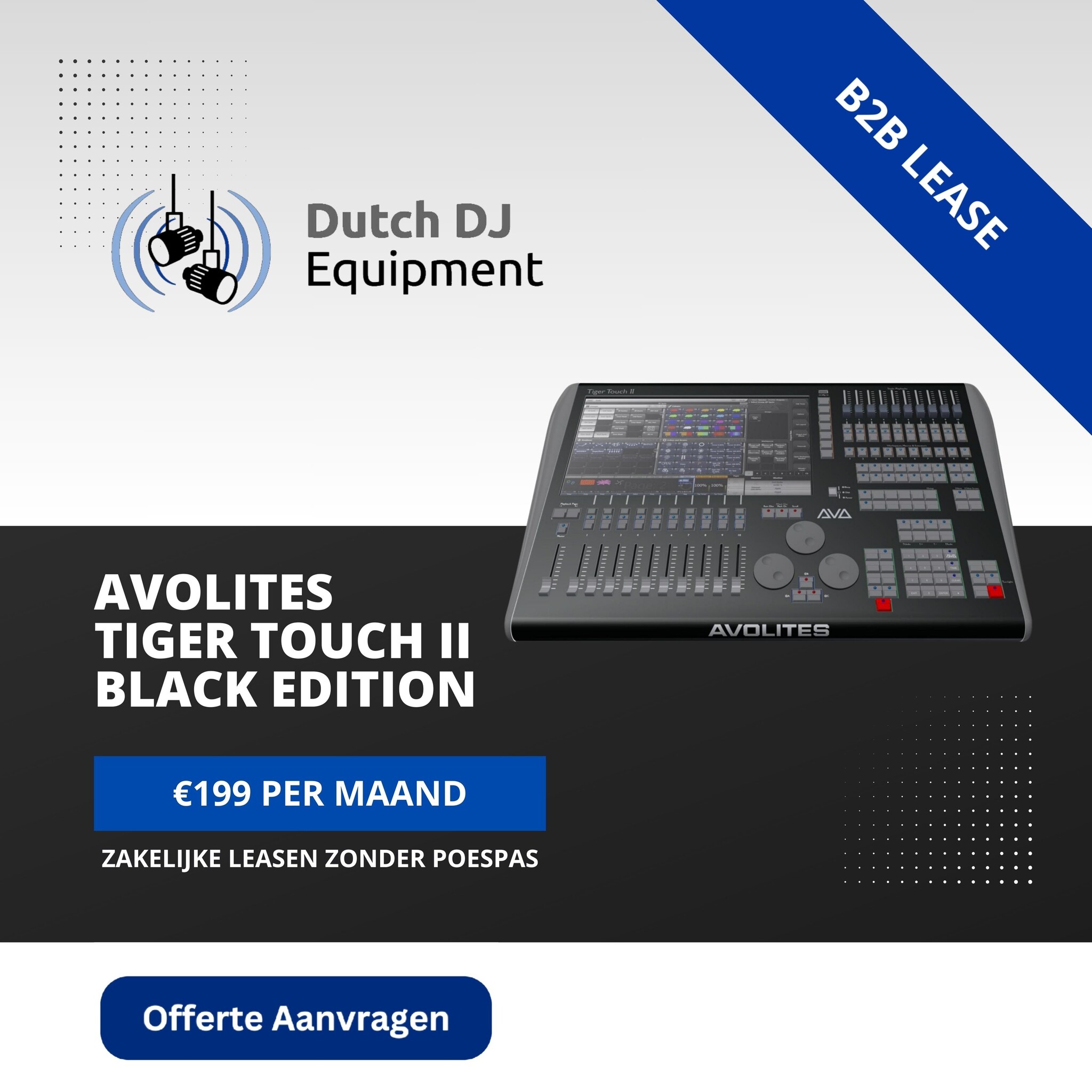 Avolites Tiger Touch II black edition - Dutch DJ Equipment