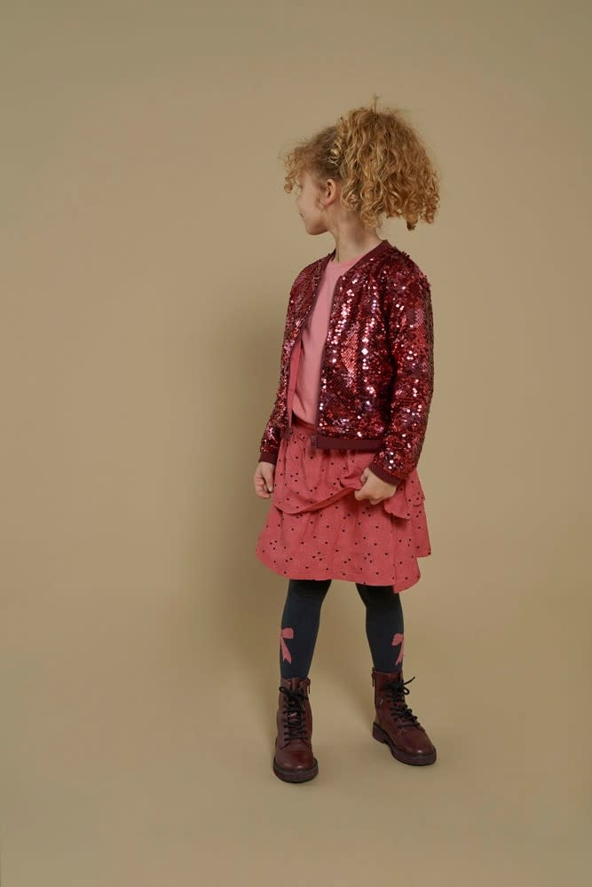 Jubel Jubel - Rok AOP Roze - Queen Of Hearts - Stekels & Staartjes