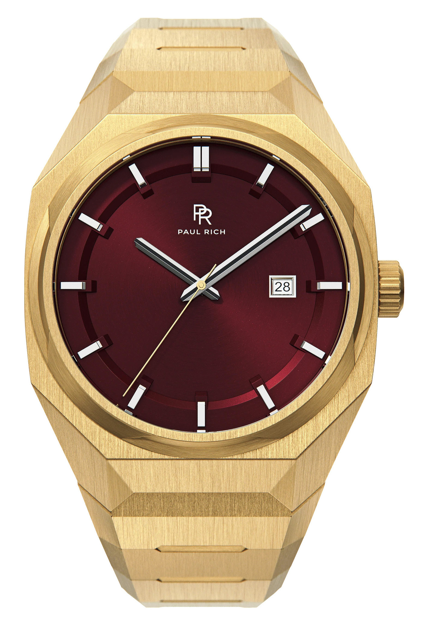 Paul Rich Elements Red Howlite Steel ELE04 watch