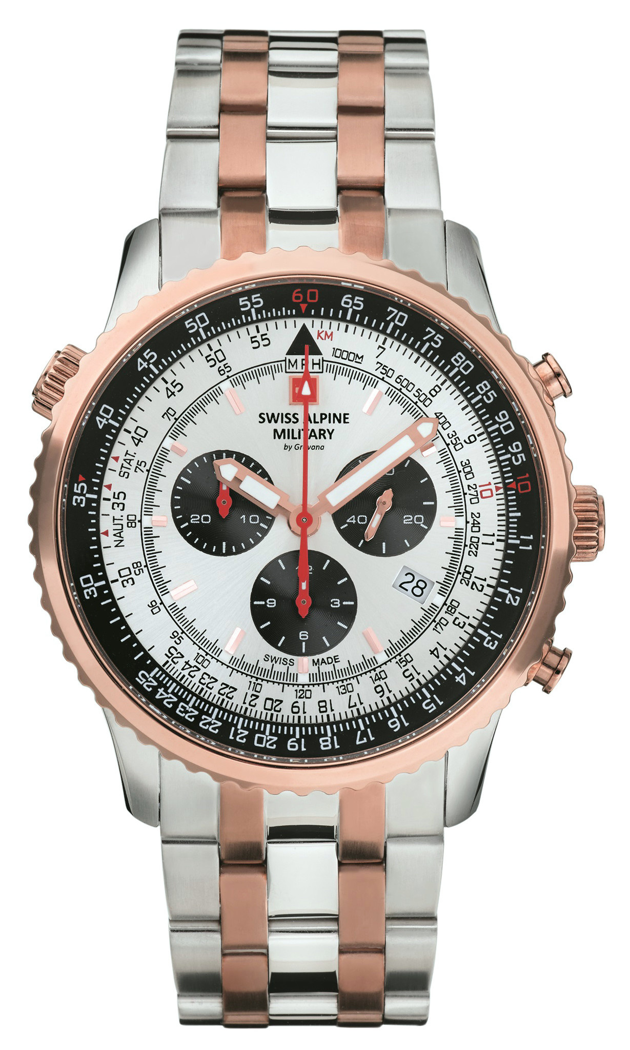 Swiss Alpine Military 7078.9152 chronograph men's watch DEMO