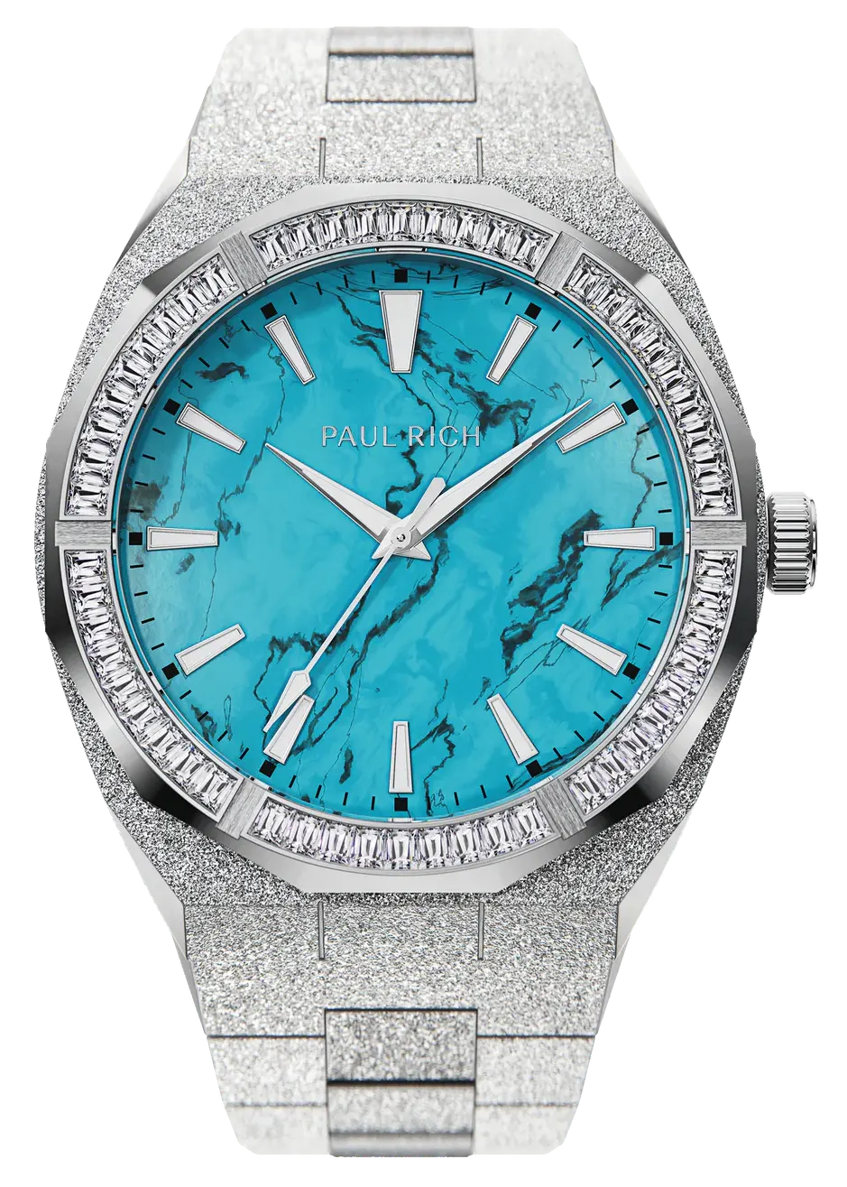 Paul Rich Frosted Star Dust Azure Dream Silver FSD20 watch demo