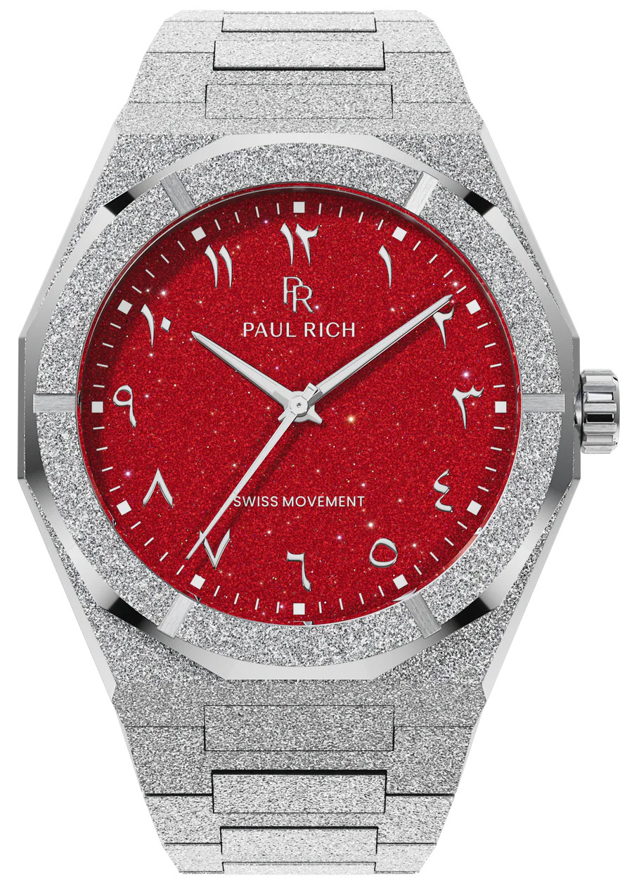 Paul Rich Frosted Star Dust II Pasha's Ruby Arabic watch