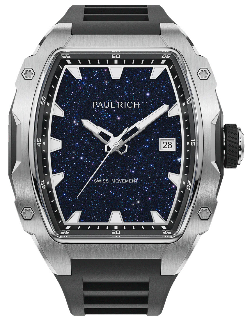 Paul Rich Astro Classic Abyss Silver Black AS01 watch