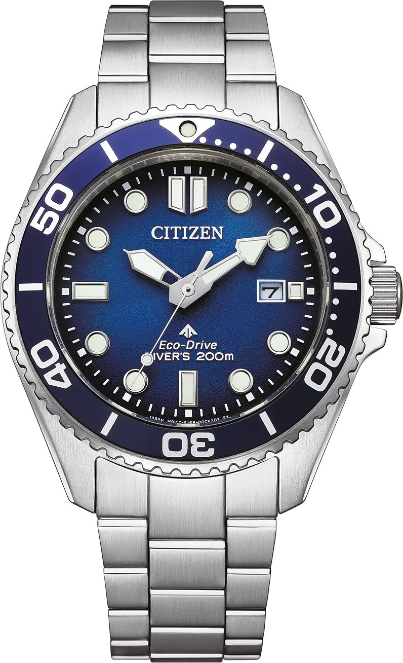 Citizen BN0260-54L: Blue Diver with Eco-Drive | WatchXL