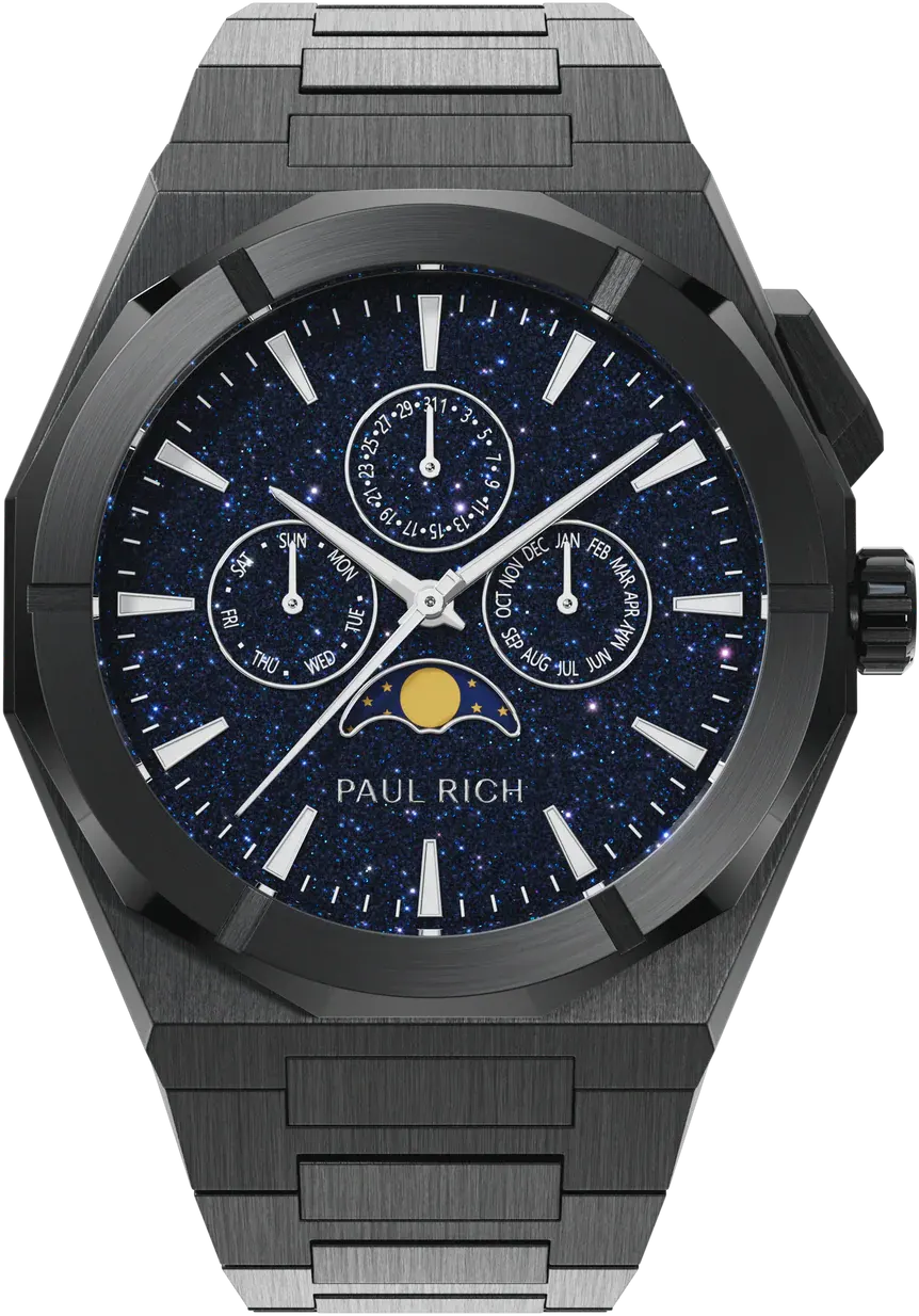 Paul Rich Moonphase Star Dust II Black MOON03 watch