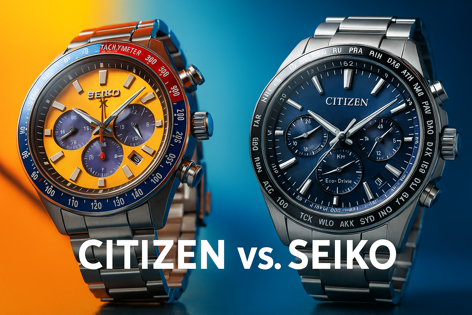 Citizen vs. Seiko: Welche Uhrenmarke ist vorzuziehen?