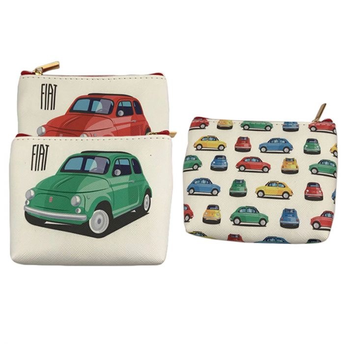 Fiat 500 Retro PVC-Geldbörse kopen v.a. €4,99 - Toeter Gadgets