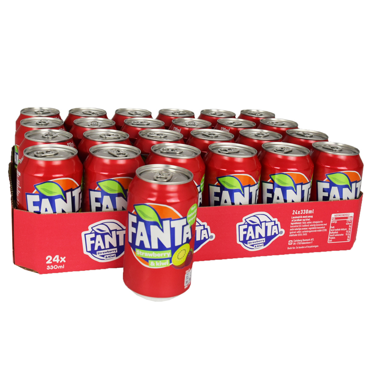Fanta Strawbery Blik 24x33 cl - www.unofood.eu