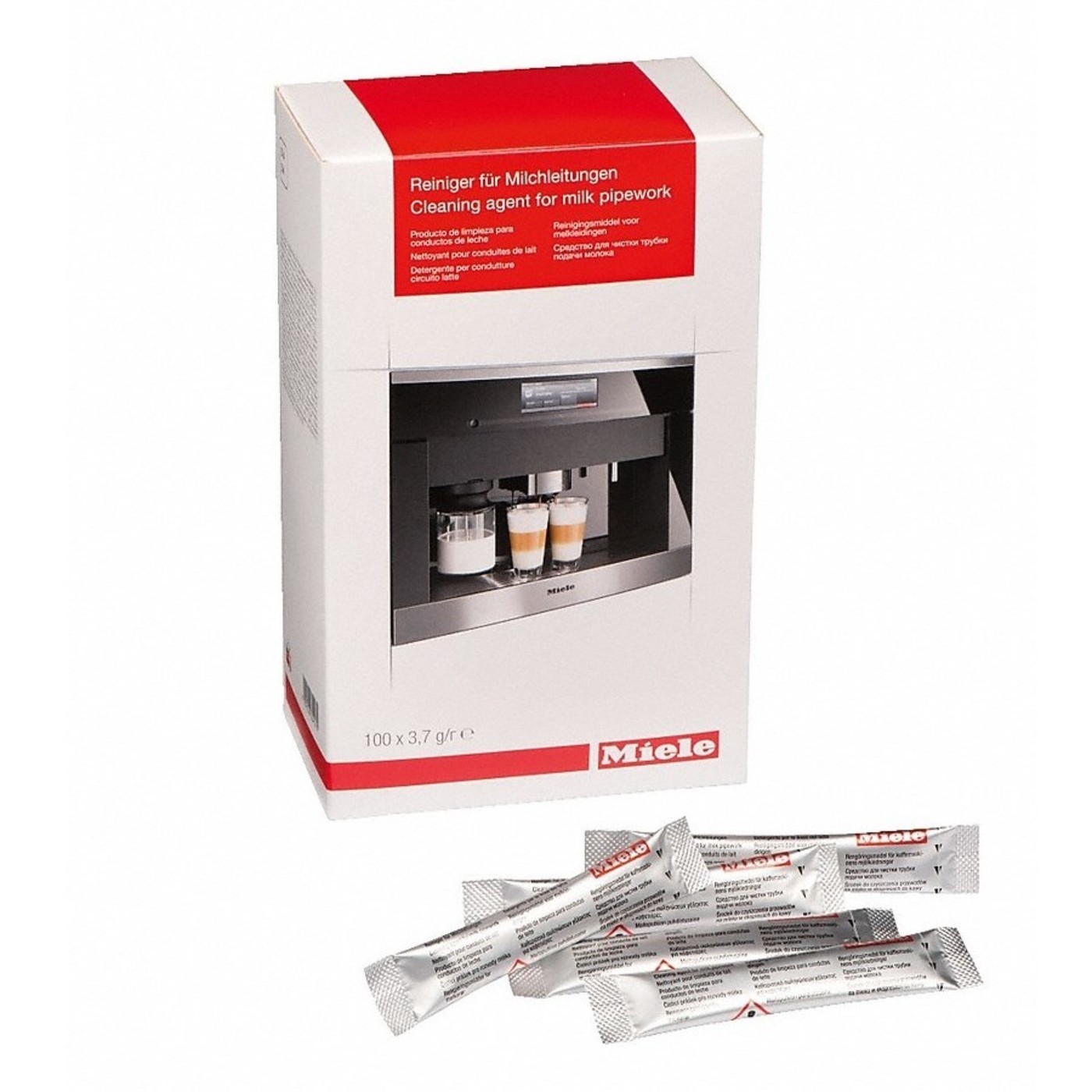 Miele Cleaning Powder for Milk Circuits (100 pcs) - Descaler.co.uk
