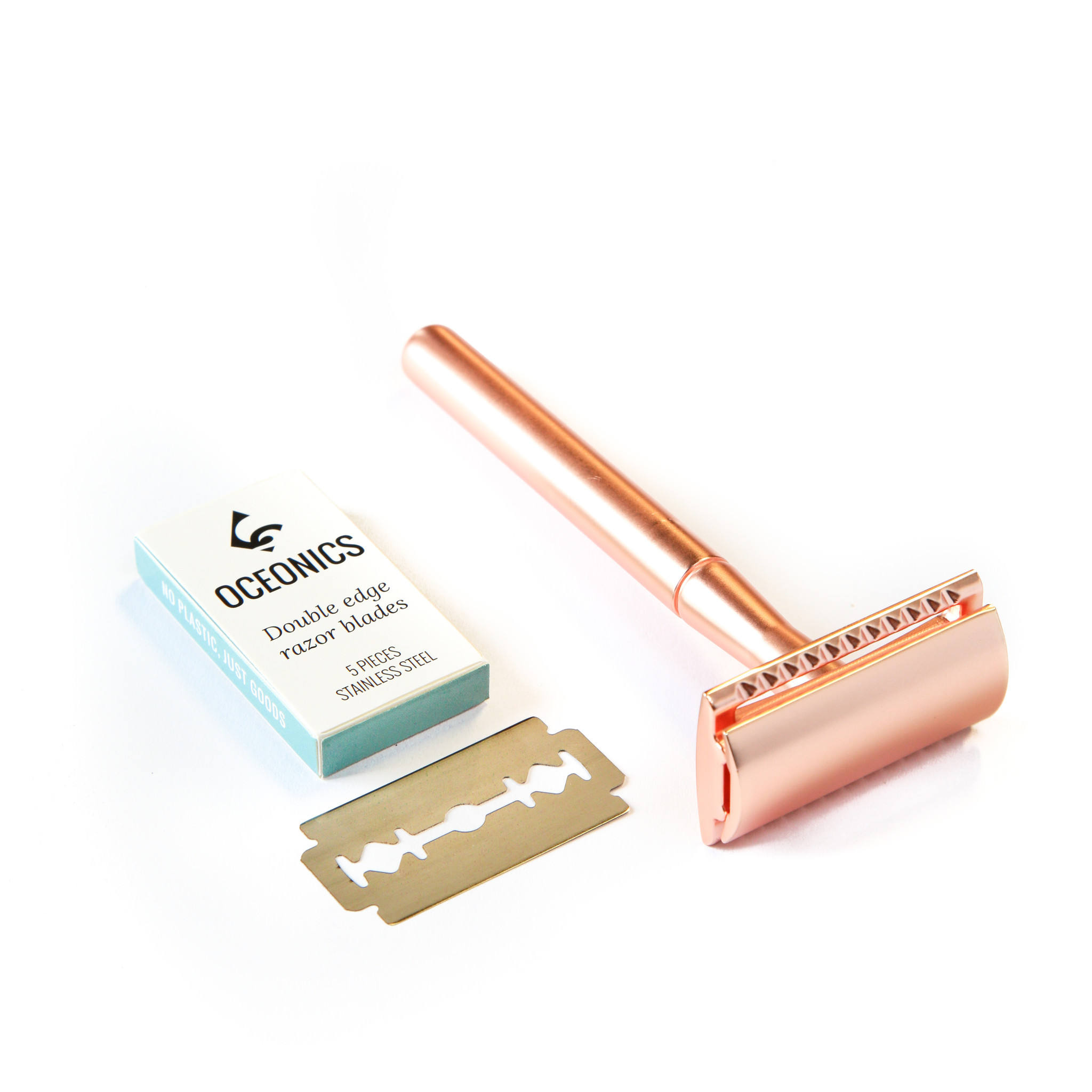 For a safe and stylish shave: Safety Razor Rosé - Oceonics - Oceonics