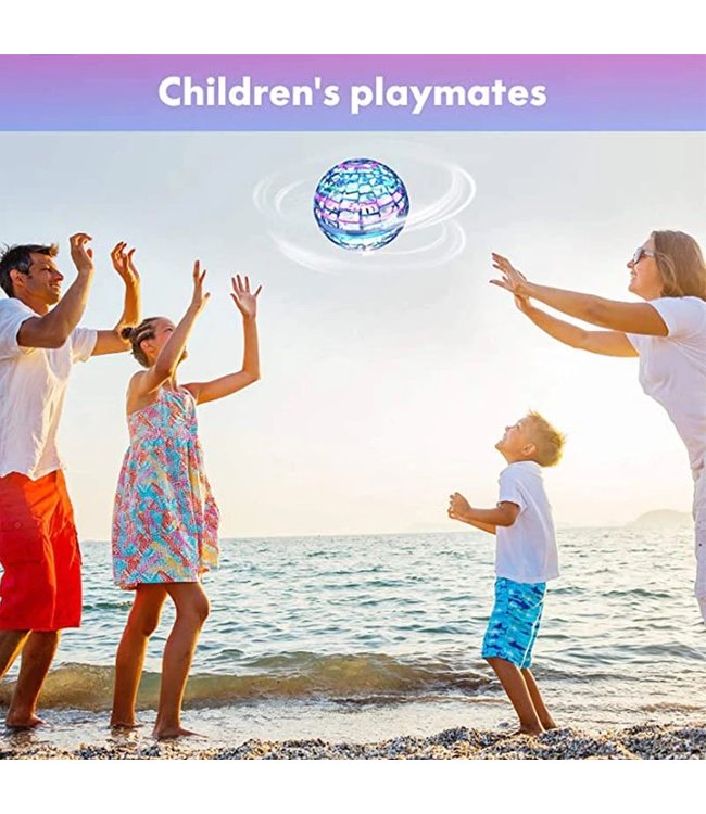 FlyNova Pro Vliegende Spinner - LED - Blauw - Wantohave