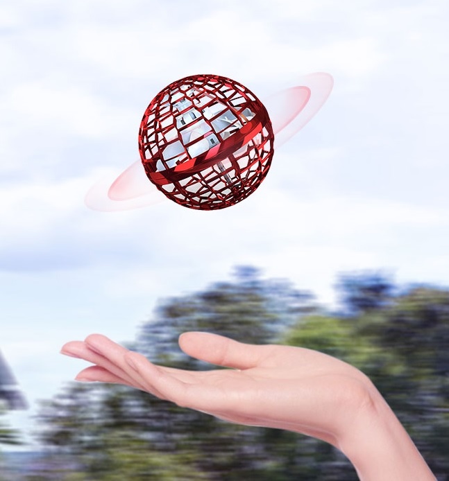 FlyNova Pro Vliegende Spinner - LED - Rood - Wantohave