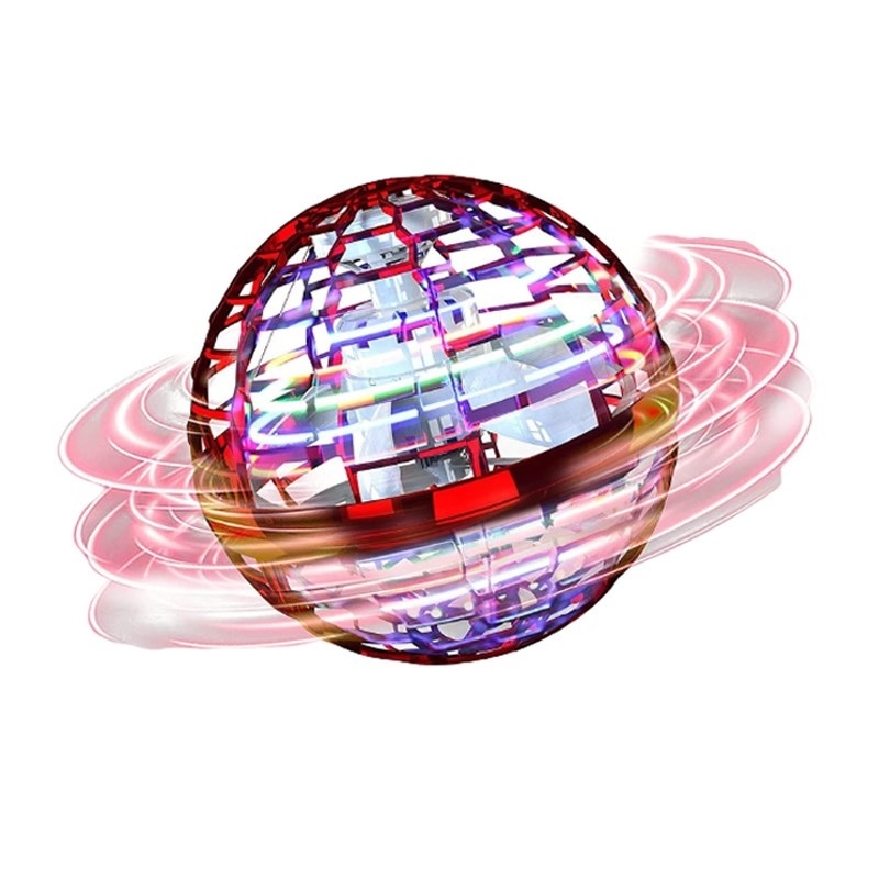 FlyNova Pro Vliegende Spinner - LED - Rood - Wantohave