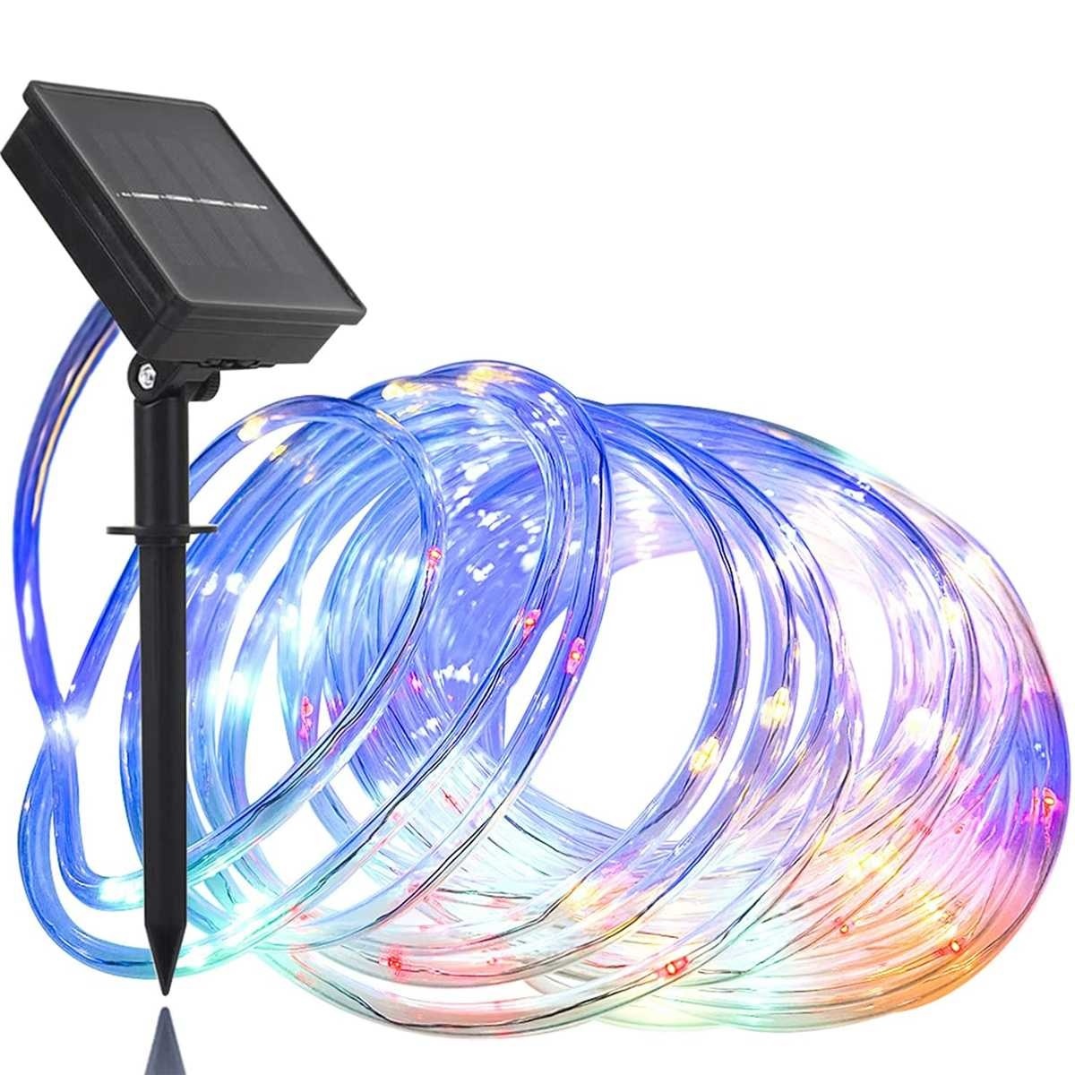 Lichtslang - Met Zonnepaneel - RGB - Voor buiten - LED - Wantohave