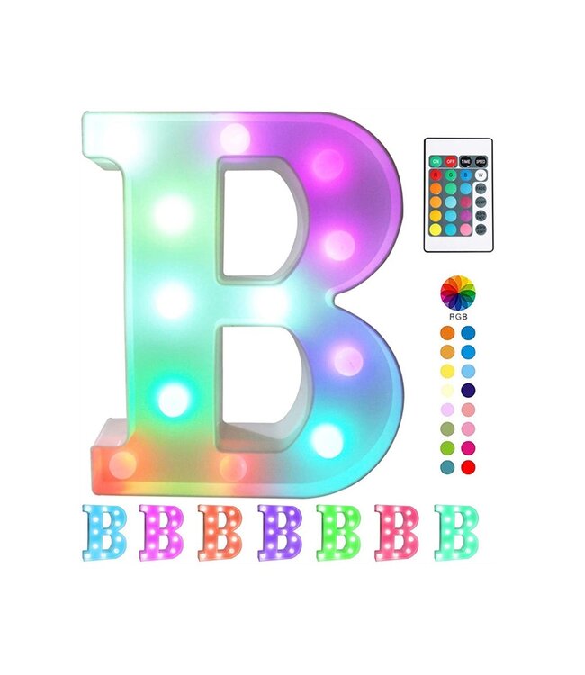 LED Lichtletters | 22 cm RGB Letters met Licht | Kopen bij Wantohave ...