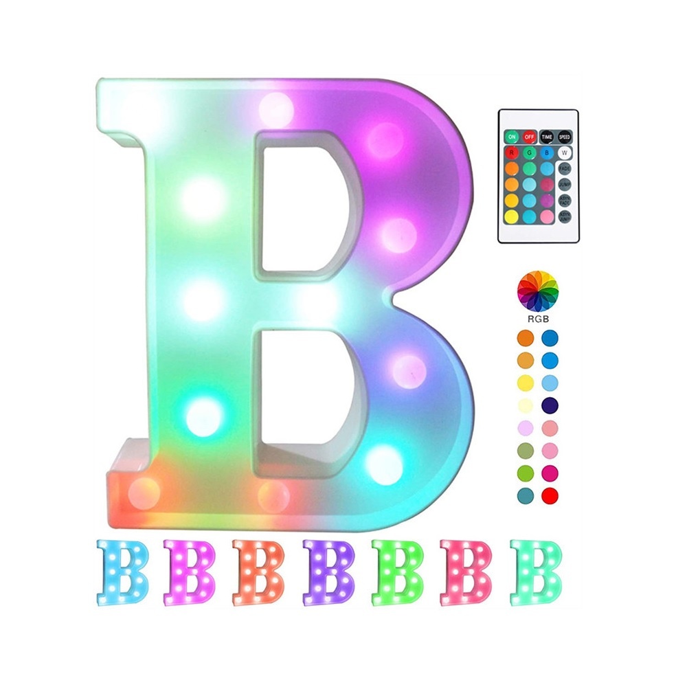 LED Lichtletters | 22 cm RGB Letters met Licht | Kopen bij Wantohave ...