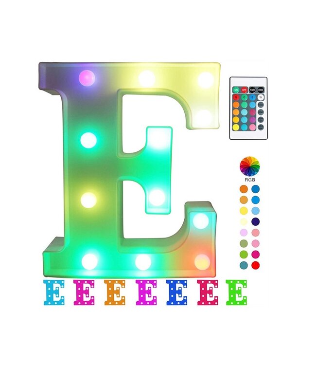 LED Lichtletters | 22 cm RGB Letters met Licht | Kopen bij Wantohave ...