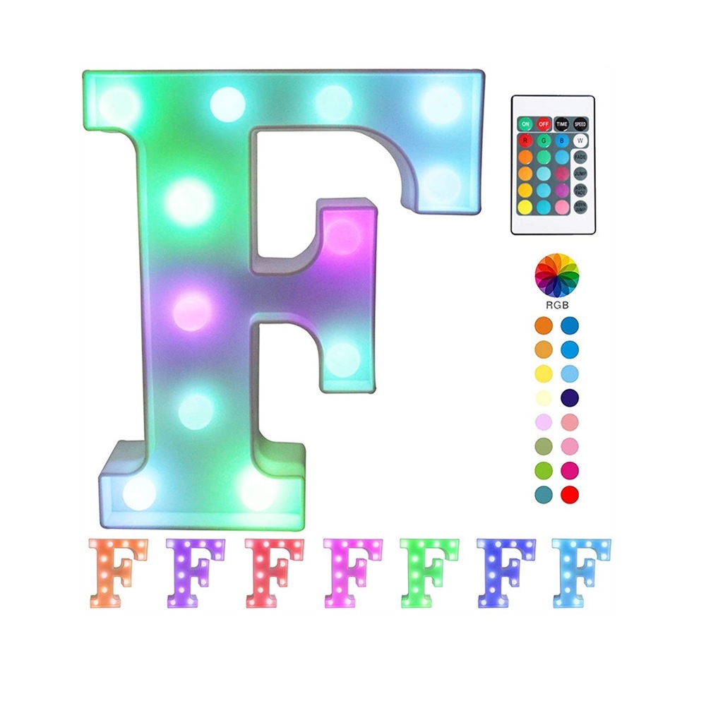 LED Lichtletters | 22 cm RGB Letters met Licht | Kopen bij Wantohave ...