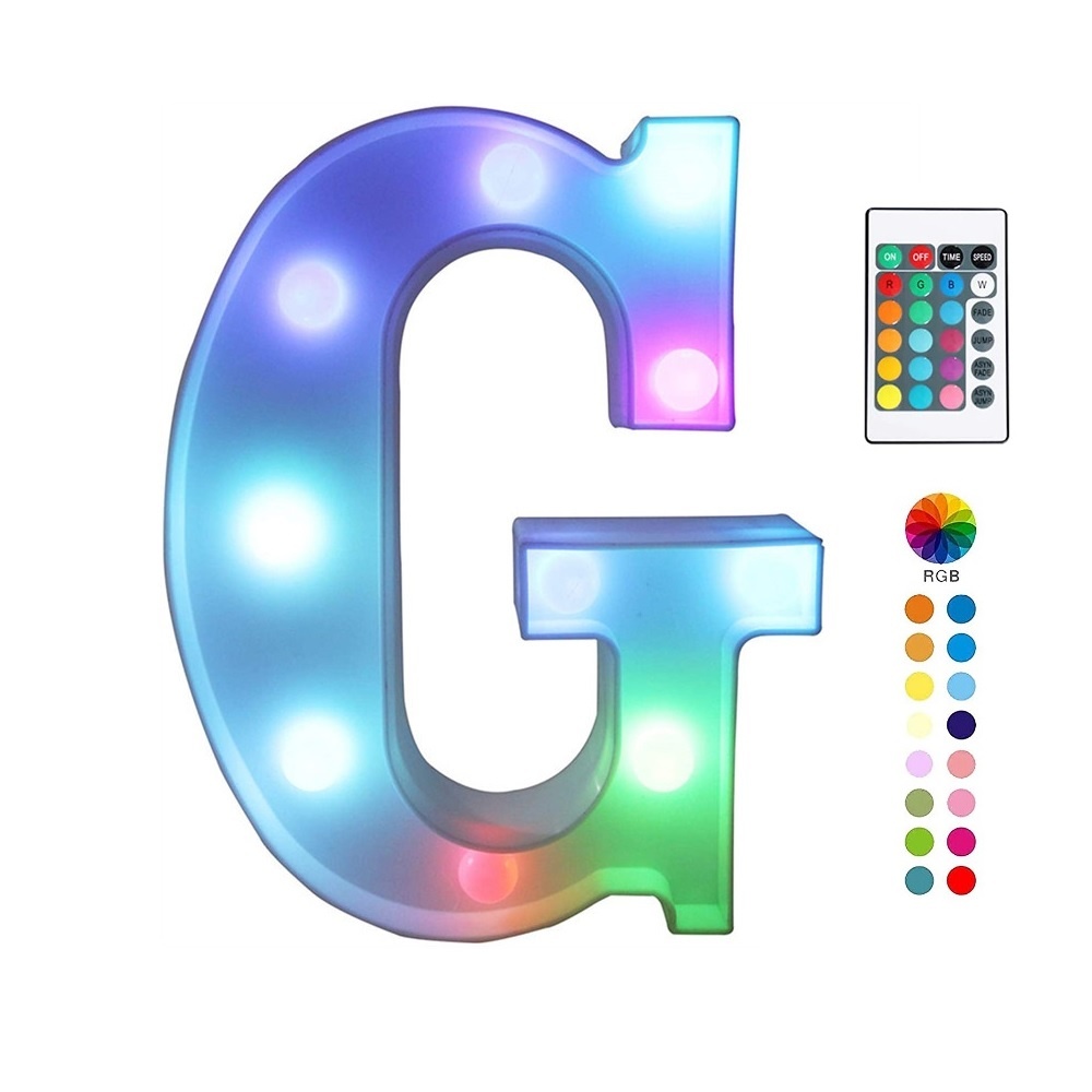 LED Lichtletters | 22 cm RGB Letters met Licht | Kopen bij Wantohave ...